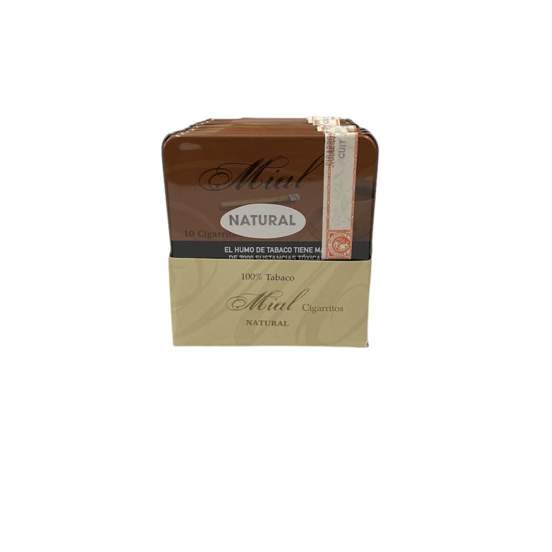 CIGARROS MIAL LATA NATURAL X 10 U. – TABACOSWEB