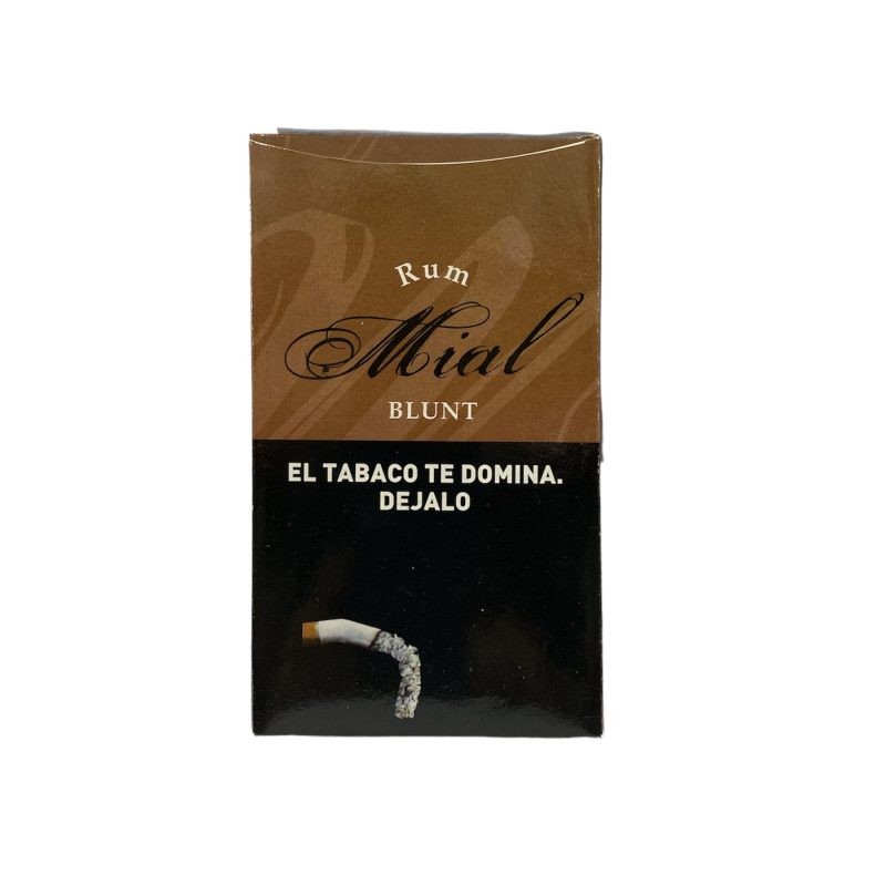 CIGARROS MIAL MAQUINADOS 100 % TABACO BLUNT RUM X 5 U. – TABACOSWEB