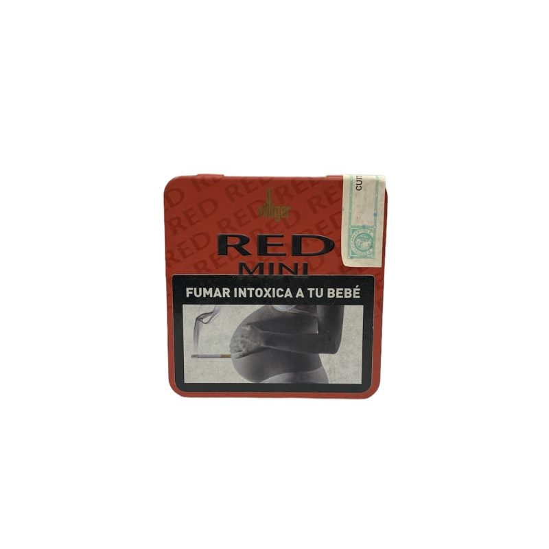 CIGARROS VILLIGER RED MINI VAINILLA LATA X 20 U. – TABACOSWEB